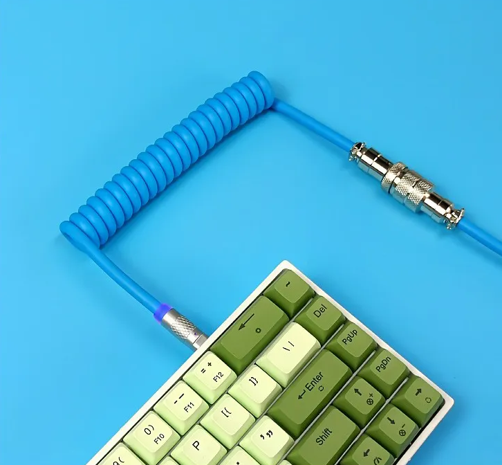 thicc USB-A to USB-C Premium Silicone Mechanical Keyboard Cable – Thicc Cables