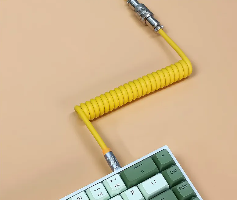 thicc USB-A to USB-C Premium Silicone Mechanical Keyboard Cable – Thicc Cables
